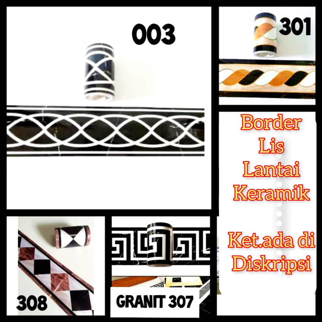 Jual WALLPAPER LIS WALLBORDER BORDER STIKER STICKER DINDING LANTAI ...