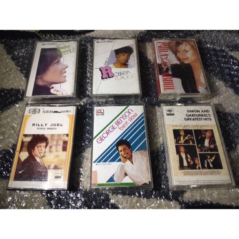 Jual kaset pita shirley bassey - roberta flack - paula abdul - billy ...