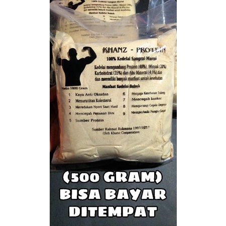 Jual WHEY PROTEIN SERBUK KEDELAI ROASTED (500GRAM) | Shopee Indonesia