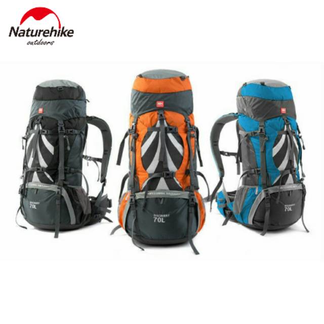 Jual TAS KARIER NATUREHIKE 75L NH70B070-B HIKING CAMPING TREKKING ...
