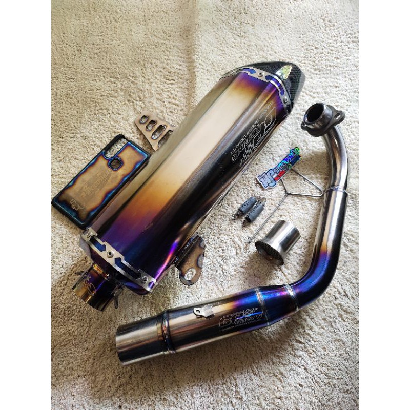Jual knalpot GP racing Xmax full titanium dan full system | Shopee ...