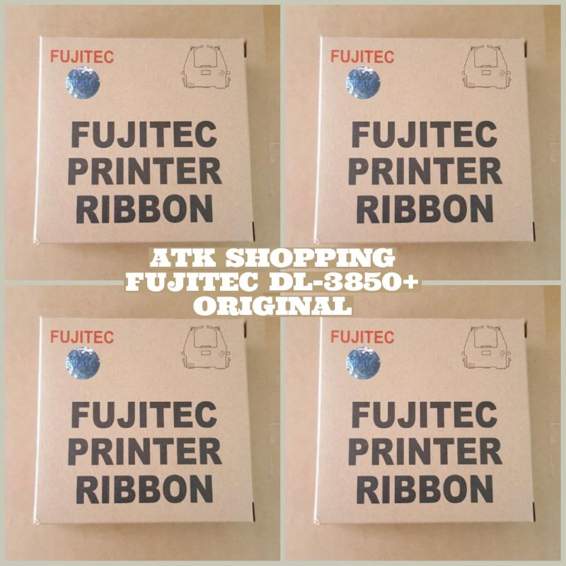 Jual PITA FUJITEC/FUJITSU RIBBON DL-3850+ COKLAT ORIGINAL NEW | Shopee ...
