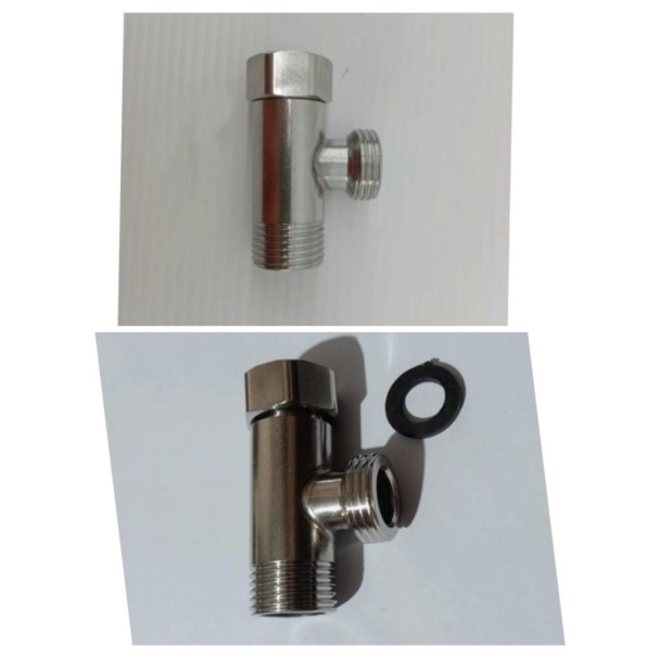 Jual Nepel T stainless Ring ukuran 1/2 / Tee mur shower stainless ...