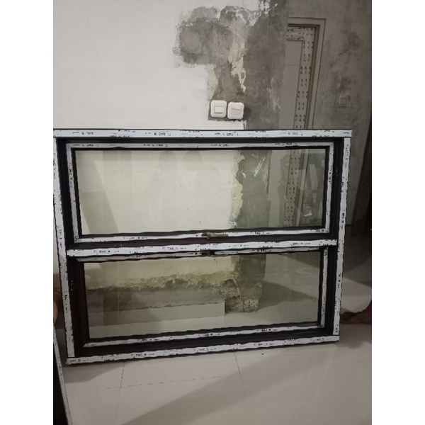Jual Jendela Casement Gandeng (Jendela Aluminium) T125cm x L125cm ... Jual Jendela Casement Gandeng (Jendela Aluminium) T125cm x L125cm ...