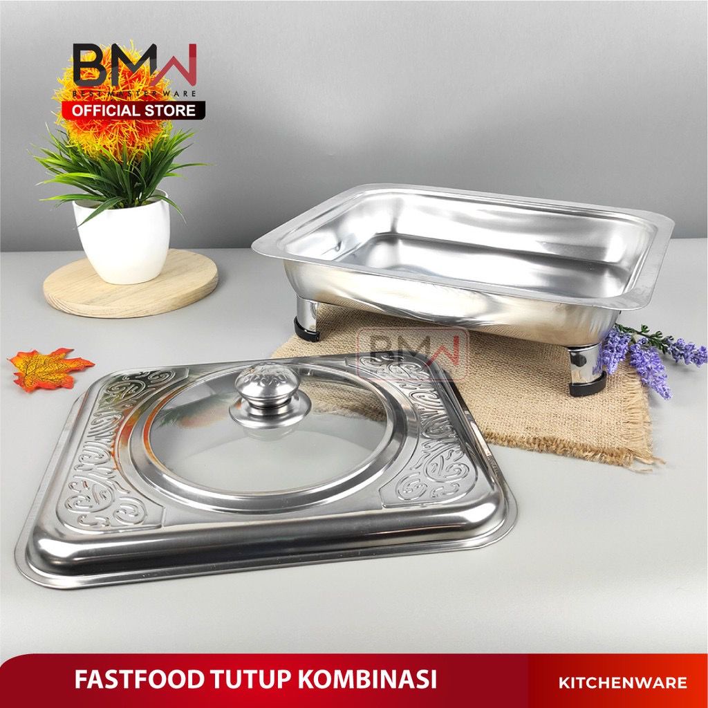 Jual KITCHEN WARE TEMPAT PRASMANAN STAINLESS FULL SET 6 / WADAH LAUK ...