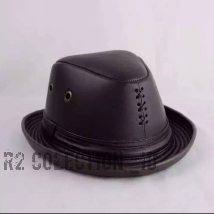 Jual Topi Fedora asli kulit Panama Koboi/Koboy Tompi Dewasa Pria Dan ...