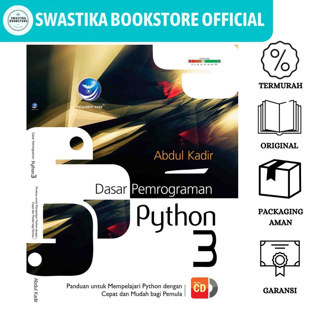Jual Dasar Pemrograman Python 3 + cd | Shopee Indonesia