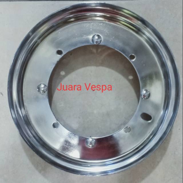 Jual Pelek Banci Velg Velek Vespa Modif Chrome Ring 8 ke 10 | Shopee ...