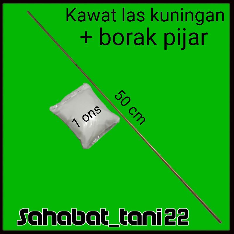 Jual Kawat las kuningan ASLI germany 3MM + borak borak las bubuk ...