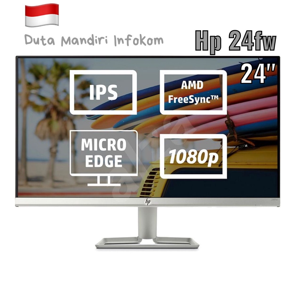 Jual Hp M24fwa 24" Inch - Full HD IPS FreeSync HDMI D-Sub Speaker ...