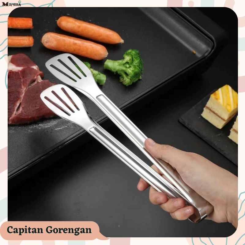 Jual Penjapit Gorengan Makanan / Jepit Makanan / Penjepit Kue Gorengan ...