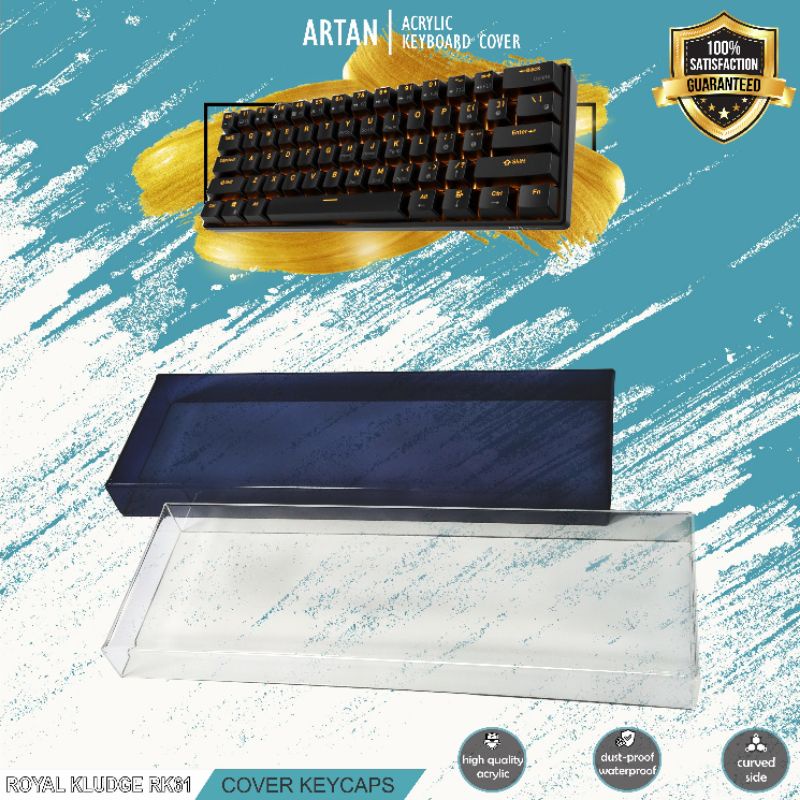 Jual Royal Kludge RK61 ACRYLIC KEYCAPS COVER PELINDUNG CAPS KEYBOARD ...