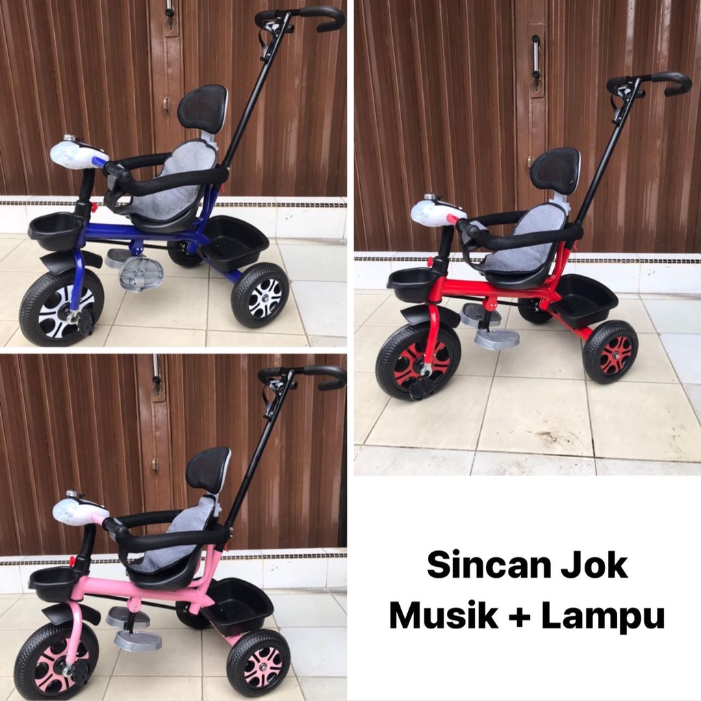 Jual (BATAM) Sepeda Dorong Anak Tiga Roda Tricycle Shincan sepeda dorok ...