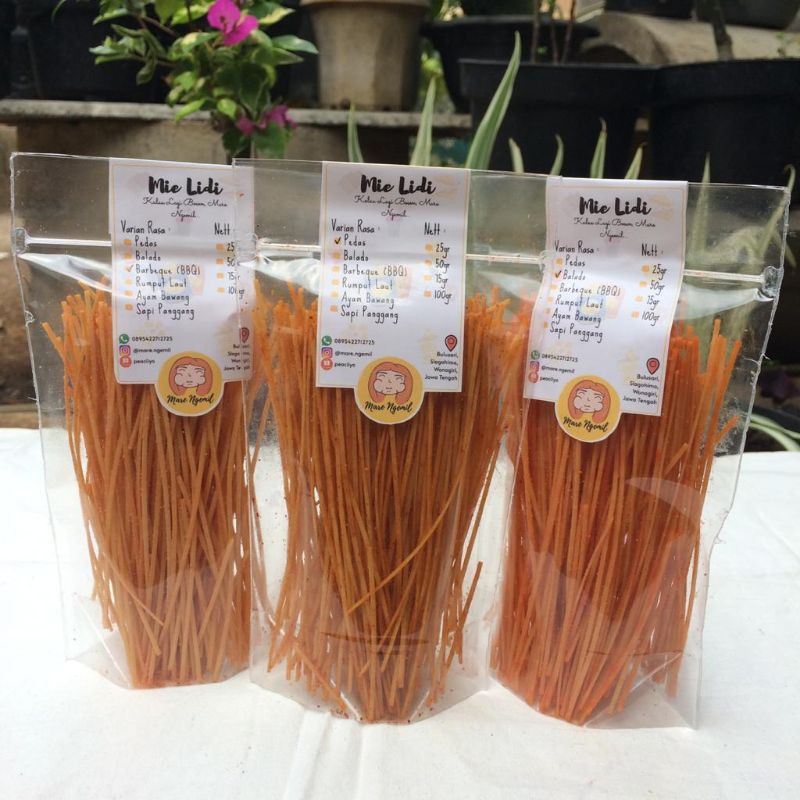 Jual Mie Lidi Jajanan Jadul 100gr | Shopee Indonesia