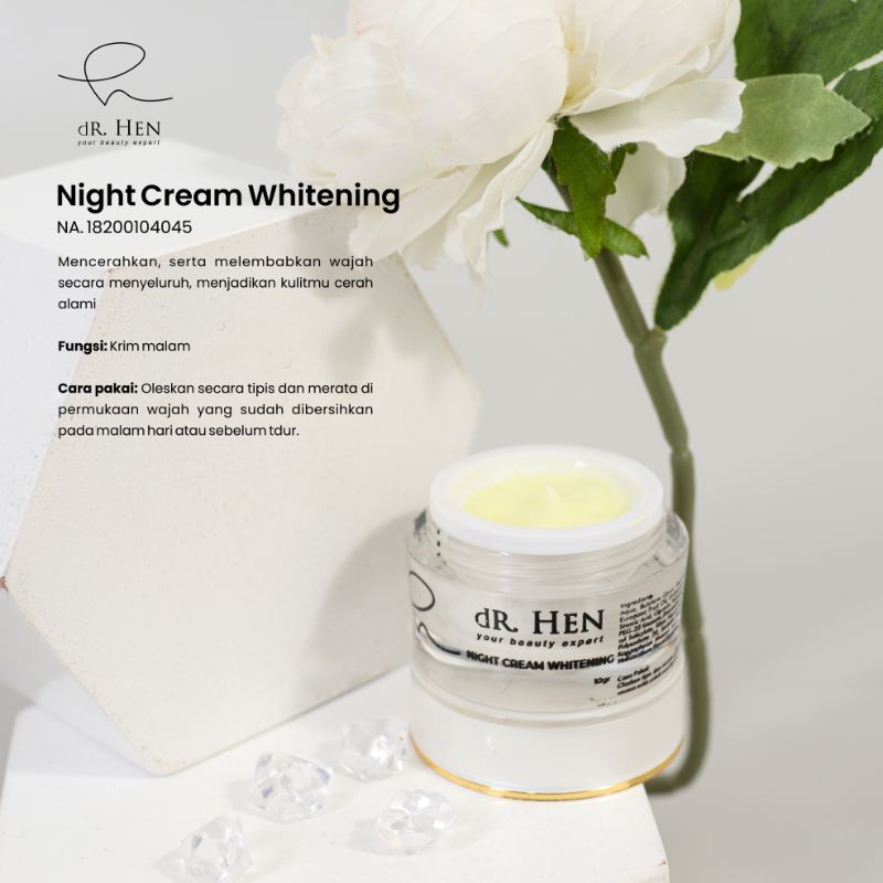 Jual Night cream whitening dR HEN ( exp Nov 2024) | Shopee Indonesia