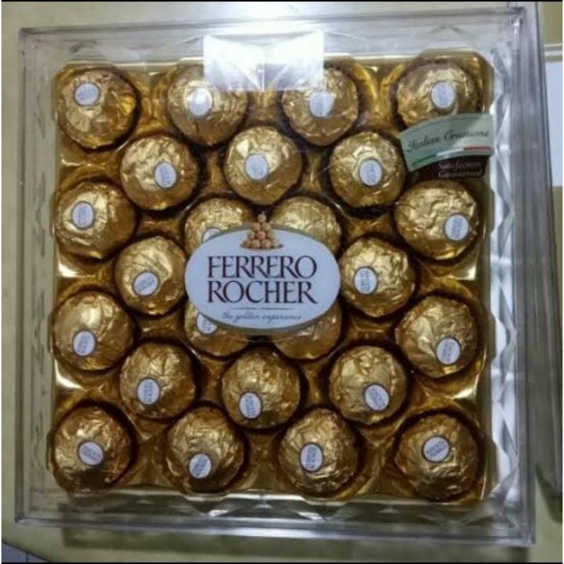 Jual coklat ferrero rocher chocolate 300gr isi 24pcs | Shopee Indonesia