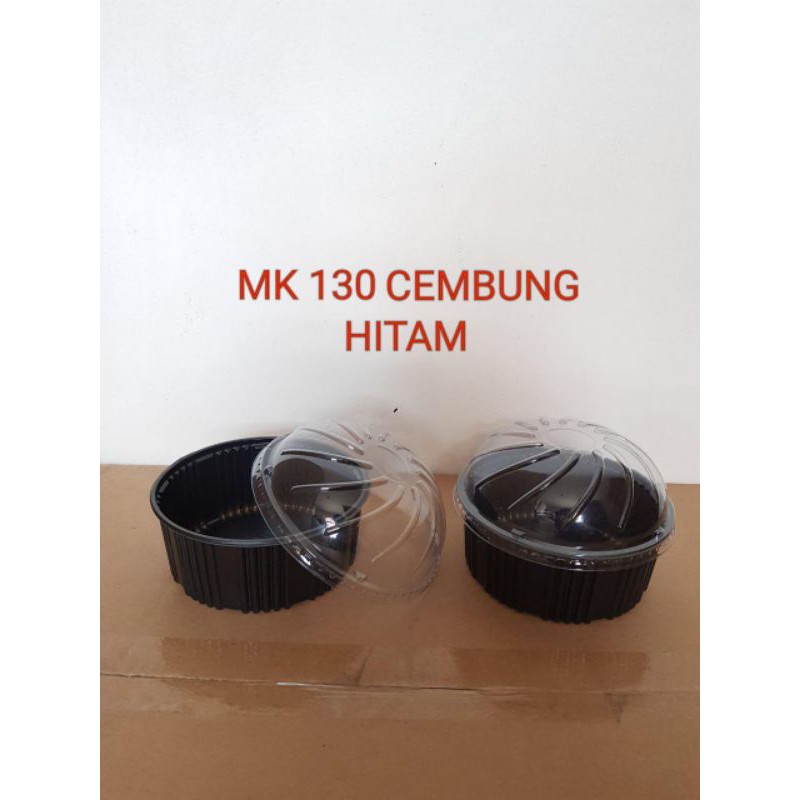 Jual Mika Mangkok isi 25set/Mika Cembung MK130/Mika Nasi warna hitam ...