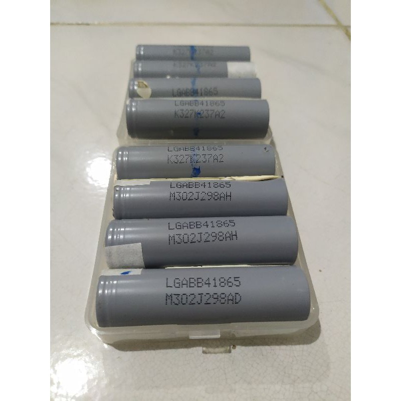 Jual baterai 18650 LGABB41865 kapasitas max 2600mah full cas 4,1v ...
