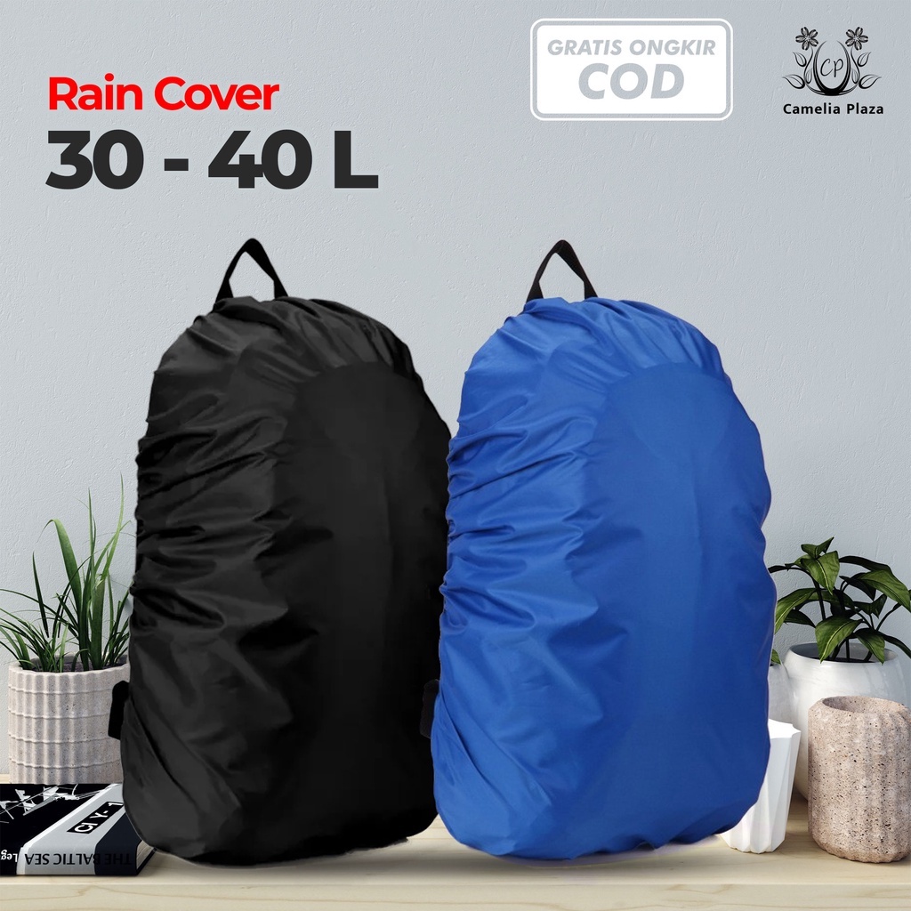 Jual Mantel Hujan Sarung Cover Tas Punggung 30 - 40L Waterproof Rain ...