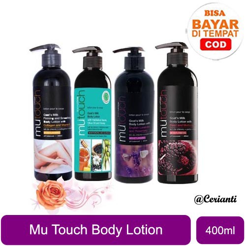 Jual Mu Touch Goat's Milk Mutouch Body Lotion 400ml_Cerianti | Shopee ...