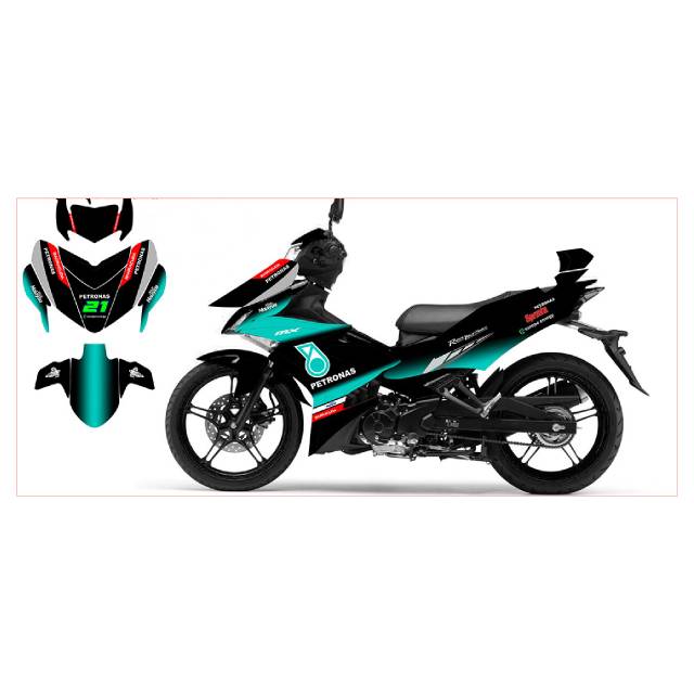 Jual Sticker Jupiter MX 2010 petronas/sticker MX petronas full body ...