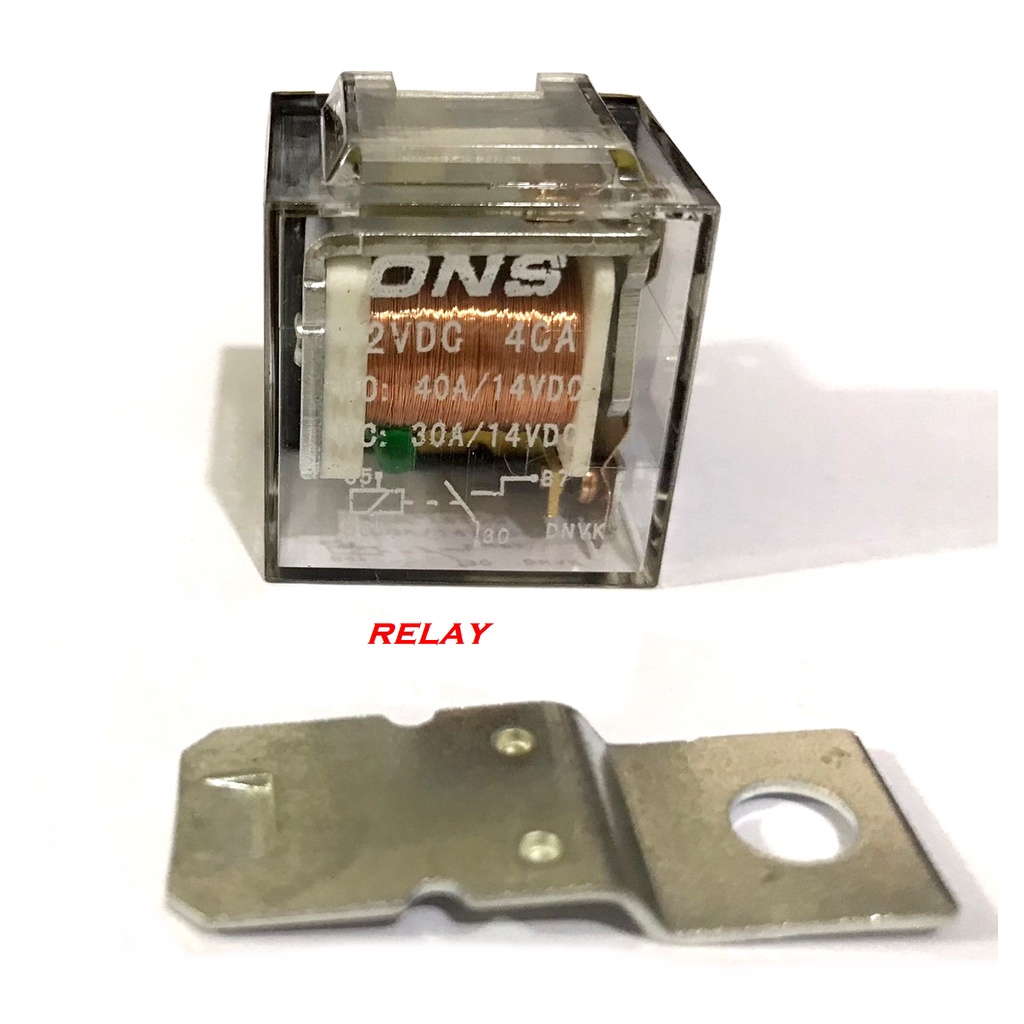 Jual RELAY SOKET KLAKSON MOTOR 12V SEMUA JENIS MOTOR SOKET RELAY ...