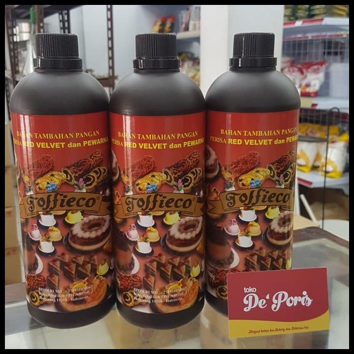 Jual Toffieco Red Velvet Pasta 1 Liter | Shopee Indonesia