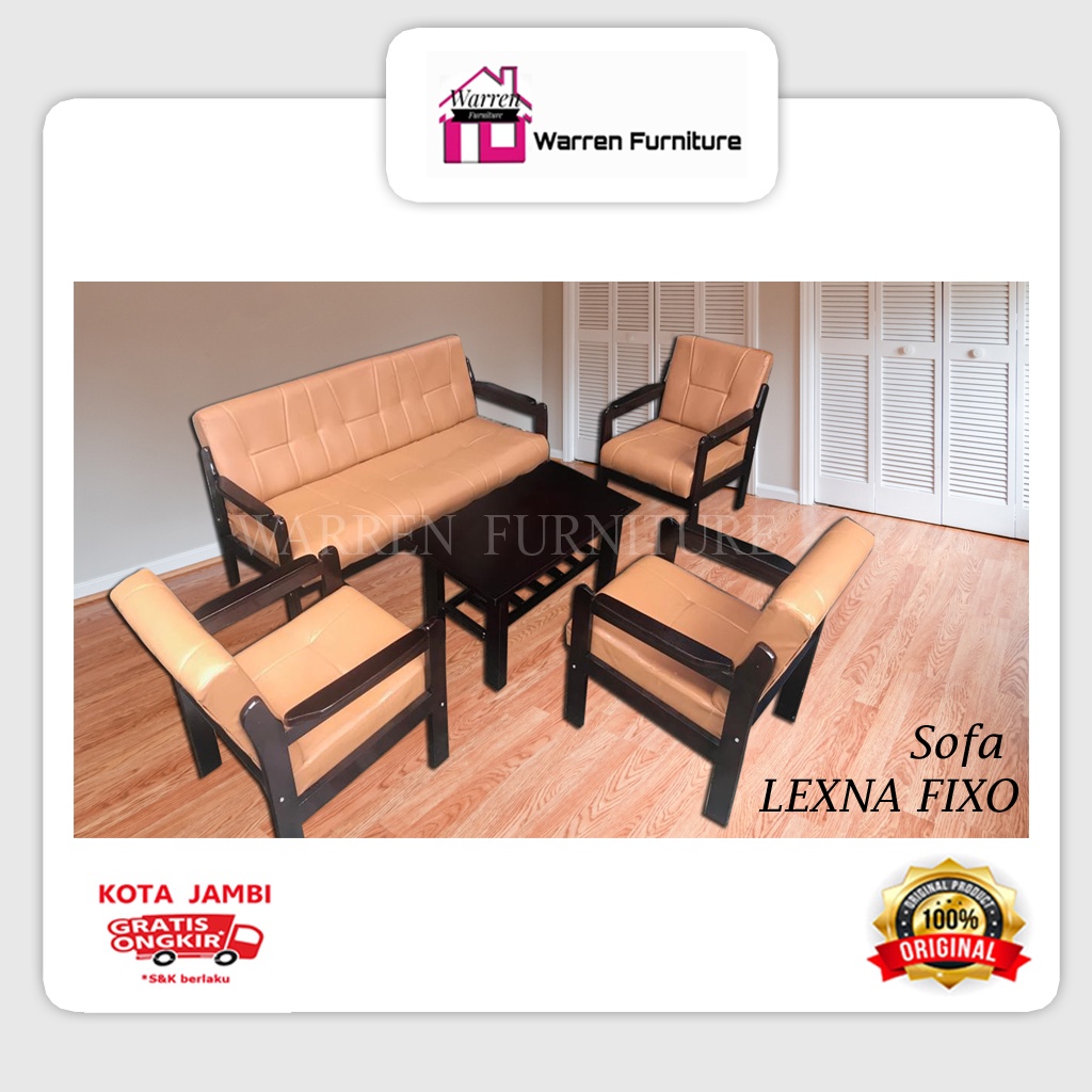 Jual Sofa Tamu Lexna Fixo 3111seat+meja | Shopee Indonesia