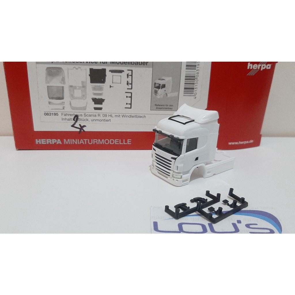 Jual Herpa 083195 cabin Scania R09 HL grill putih skala 87 | Shopee ...