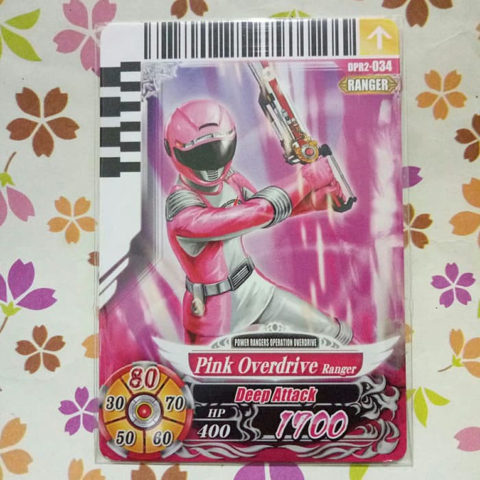 Jual power ranger card battle normal ranger pink overdrive v2 | Shopee ...