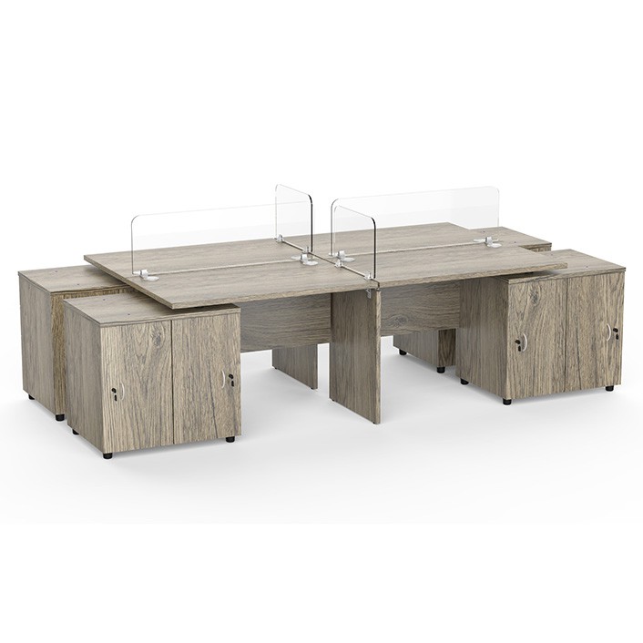 Jual Meja kerja workstation 4 orang + laci (TB 2414 SDD PSG VOK ...