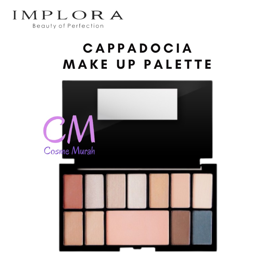 Jual CM IMPLORA Cappadocia Make Up Palette | Eyeshadow Blush On Implora ...