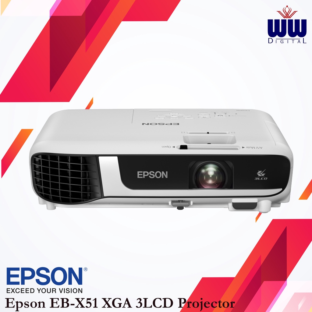 Jual Epson EB-X51 XGA 3LCD Projector - Garansi Resmi | Shopee Indonesia