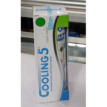 Jual Cooling 5 Antiseptic Mouth and Throat Spray Cool Mint | Shopee ...