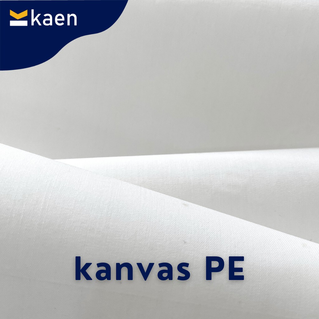 Jual Kain Kanvas PE Putih Tulang / Kain Sublim / Kain Sublime / Kain ...