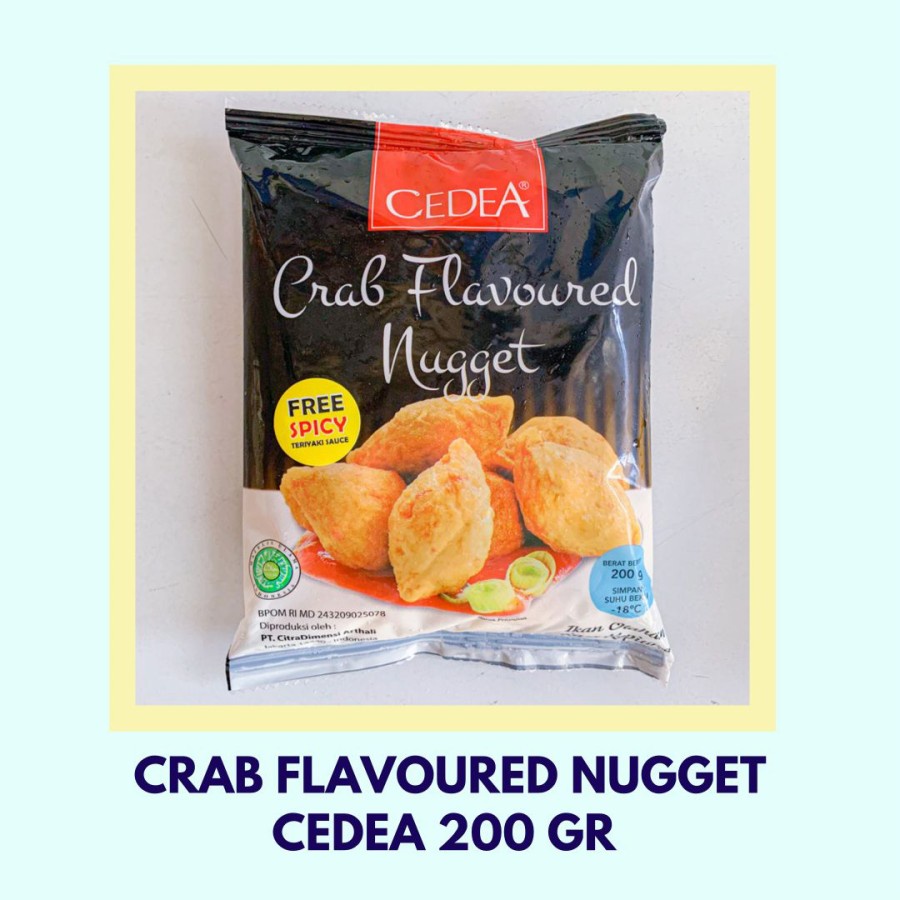 Jual Crab Flavoured Nugget 200 gr Produk Cedea | Shopee Indonesia