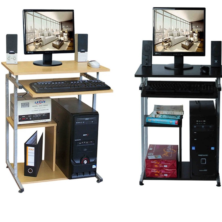 Jual Meja Komputer Minimalis | Rak Komputer-Huga 904 | Shopee Indonesia