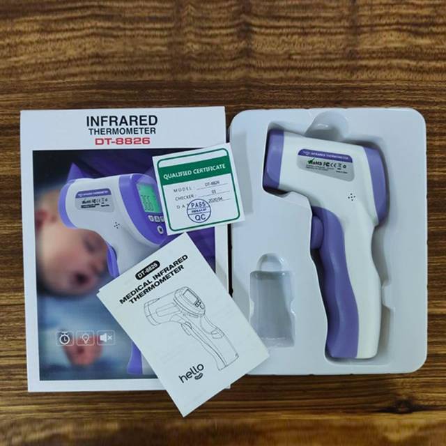 Jual THERMOMETER GUN / THERMOGUN INFRARED TEMBAK (PENGUKUR SUHU TUBUH ...