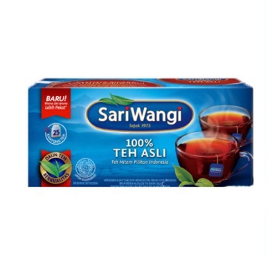Jual Sariwangi Teh isi 25 kantong teh hitam celup sari wangi | Shopee ...