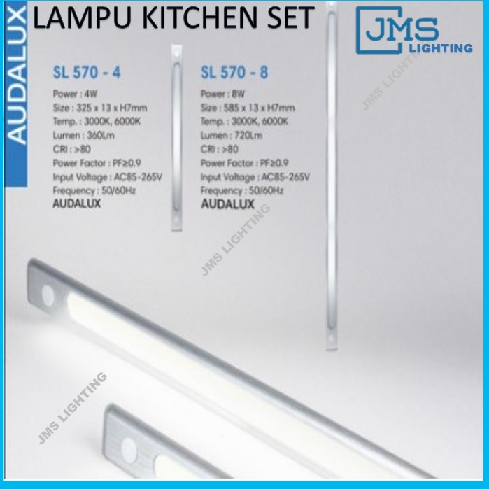 Jual LAMPU KITCHEN SET LED 4w 8w 12w LAMPU KABINET DAPUR AUDALUX ...