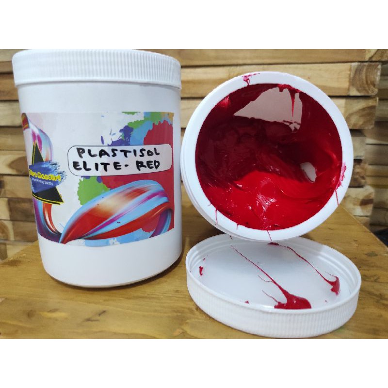 Jual Plastisol Elite Red 1kg | Plastisol Murah wajib base di kain gelap ...