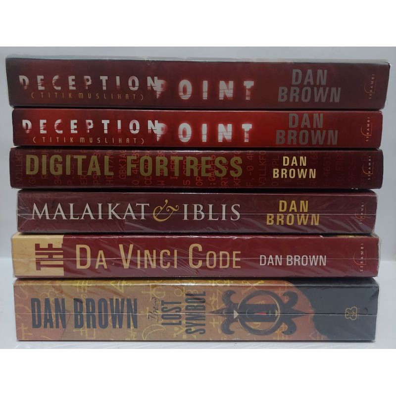 Jual Dan Brown Lost Symbol Origin Davinci Code Angels Demons Deception Point | Shopee Indonesia