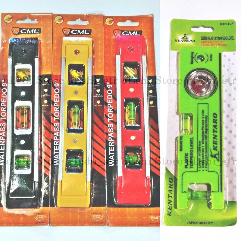 Jual Waterpas Magnet Torpedo Waterpass/Water Pas/Pass Magnetic Level ...