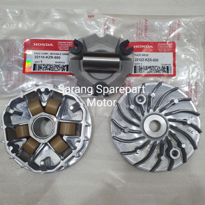 Jual Rumah Roller Assy Set + Kipas Rumah Roller Vario 125 Old KZR | Shopee Indonesia