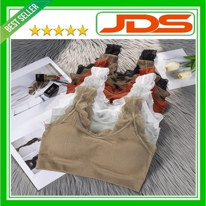 Jual BRS-07 Sport Genie Bralette Bra Tali Renda Push Up Underwear ...