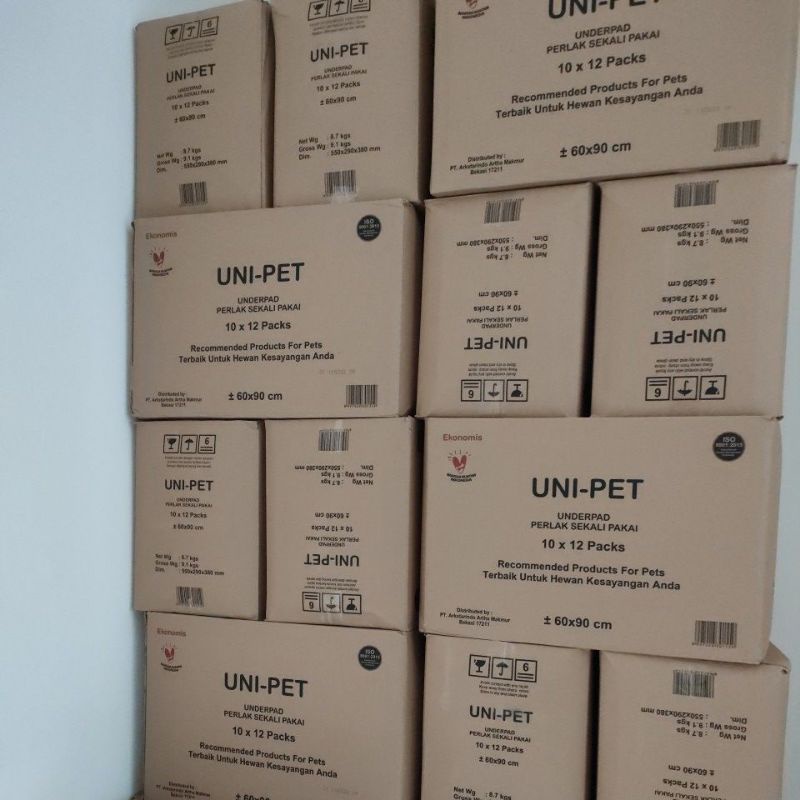 Jual Unipet Underpad perlak/60x90 12pack (1dus) | Shopee Indonesia
