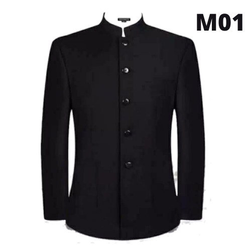 Jual JASKO /JAS MANDARIN SLIMFIT/JAS MANDARIN CASUAL HITAM | Shopee ...