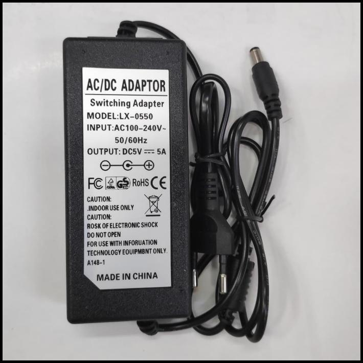 Jual Switching Adaptor 5V 5A Build In Kabel Power | Shopee Indonesia