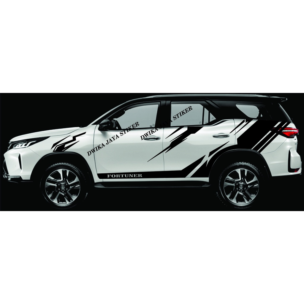 Jual Stiker mobil fortuner terbaru cutting stiker mbil fortuner terbaru ...