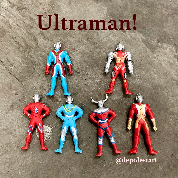Jual Mainan Plastik ULTRAMEN Isi 6 - HIASAN KUE | Shopee Indonesia